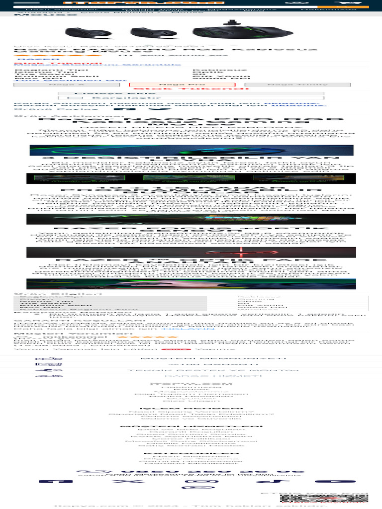 Razer NAGA PRO RGB Kablosuz Gaming Mouse | PDF