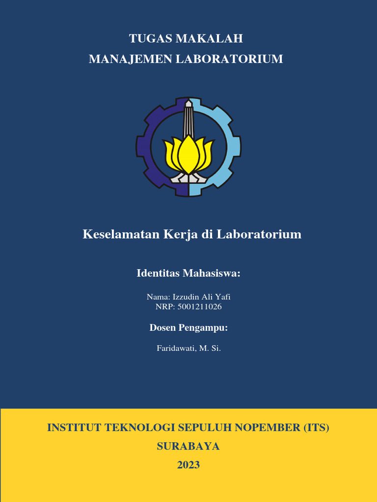 Keselamatan Kerja di Laboratorium | PDF