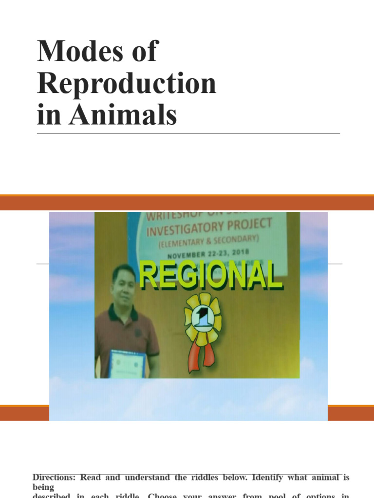 Modes of Reproduction | PDF