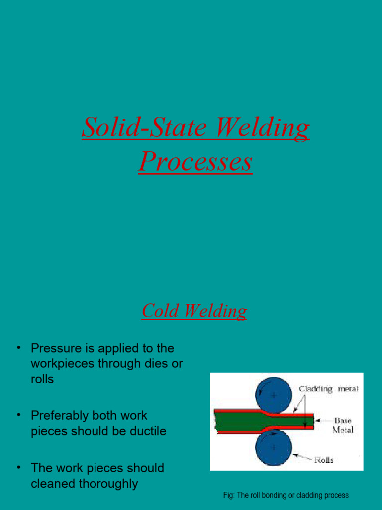 Solid-State Welding Processes | PDF