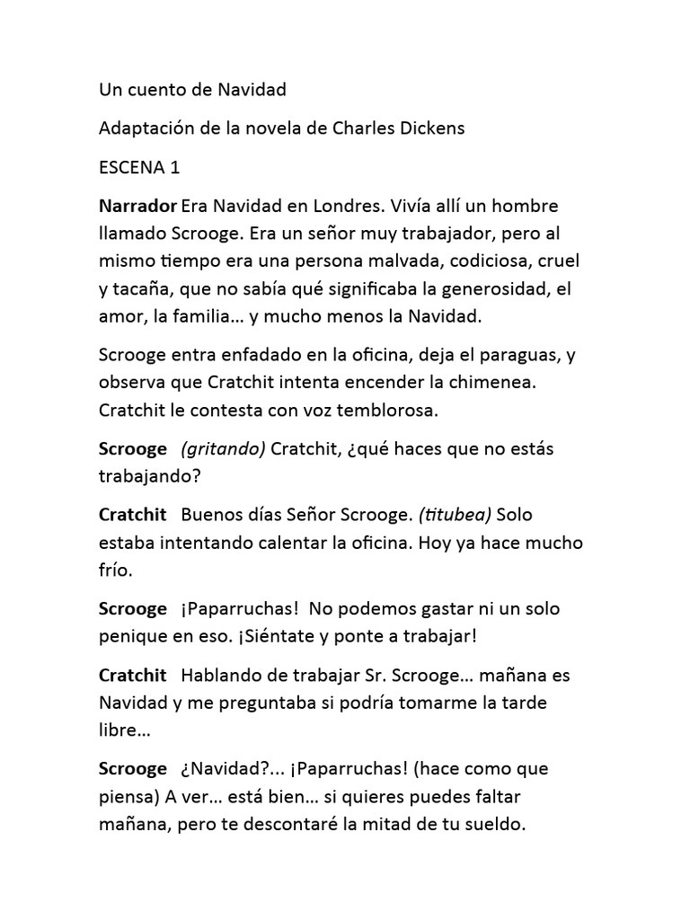 Un Cuento de Navidad | PDF | Un villancico | Navidad