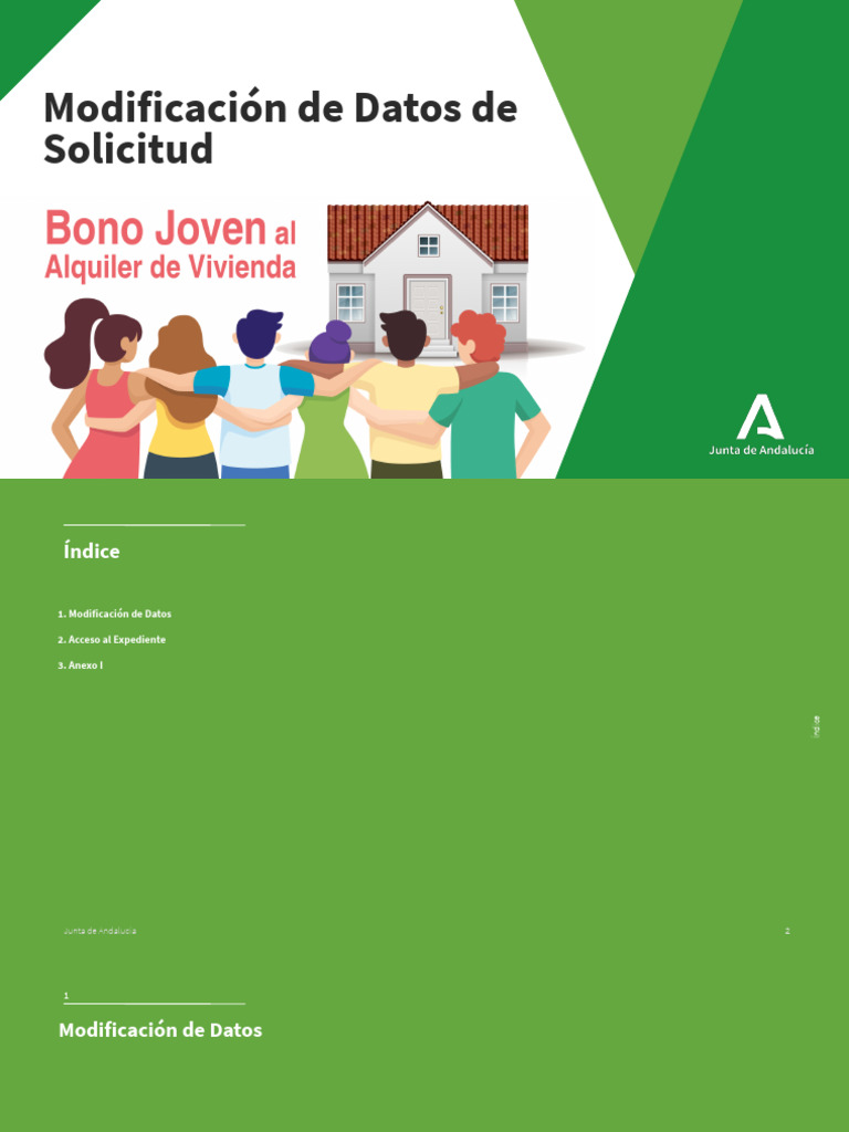 Manual Modificacion Datos Solicitud | PDF