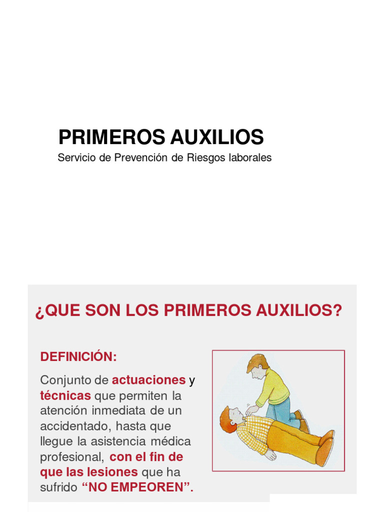 Manual Primeros Auxilios | PDF | Primeros auxilios | Respiración
