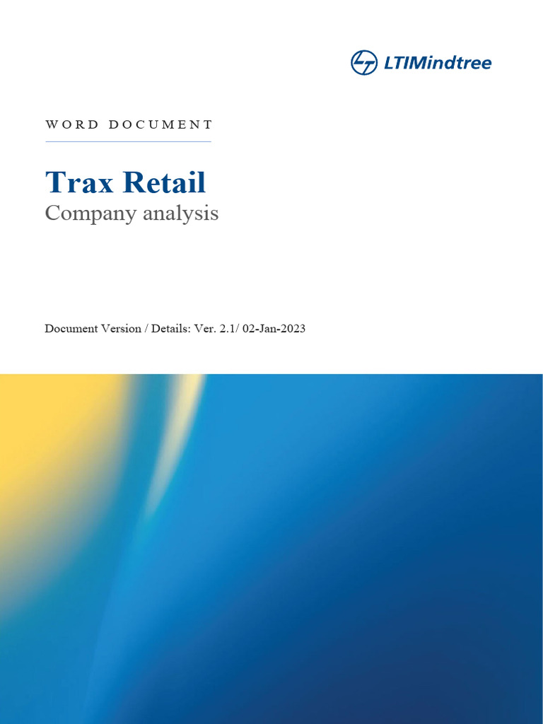Trax Retail | PDF | Retail | Business