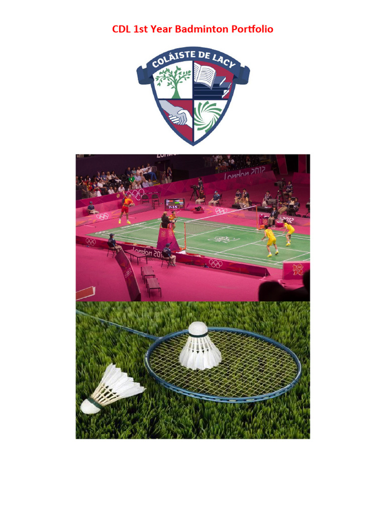 Badminton Teaching Portfolio: Year 1 | PDF