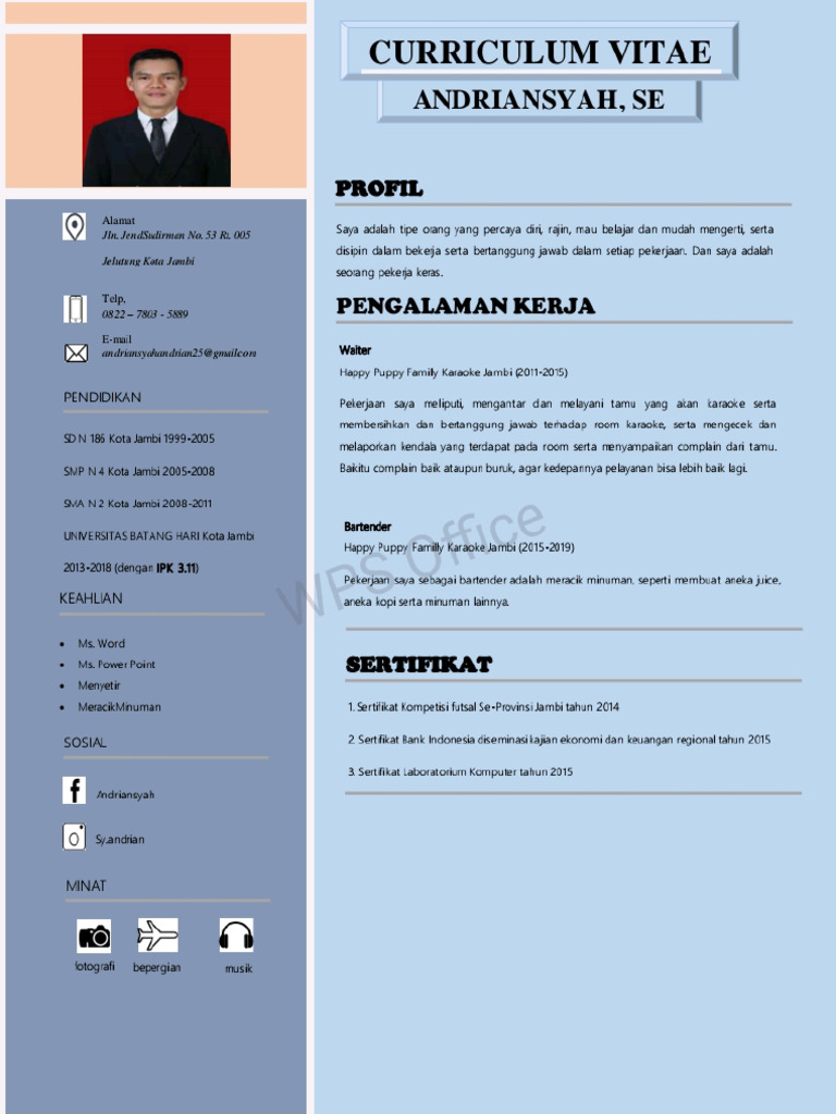 CV Andrian | PDF