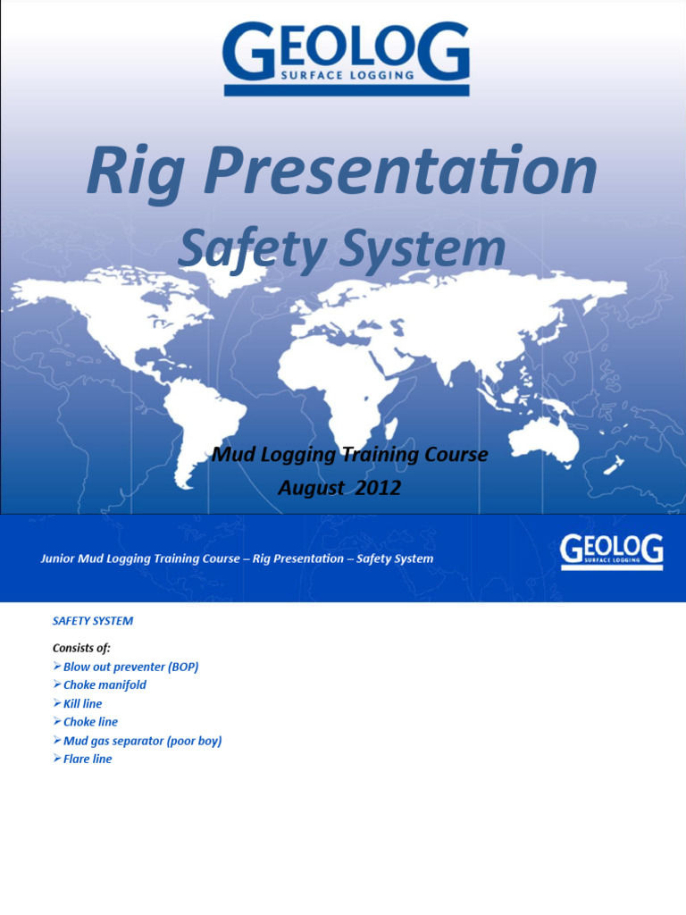 Rig Presentation - Safety System | PDF | Blowout (Well Drilling ...