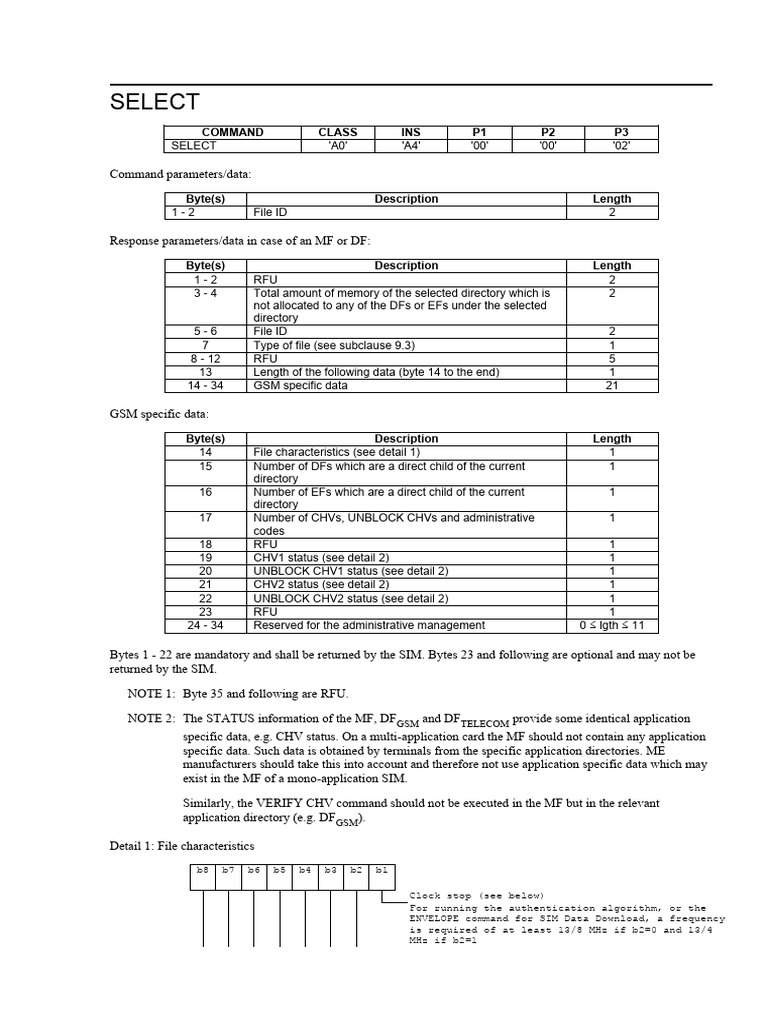 Select Command | PDF | Bit | Computer Engineering