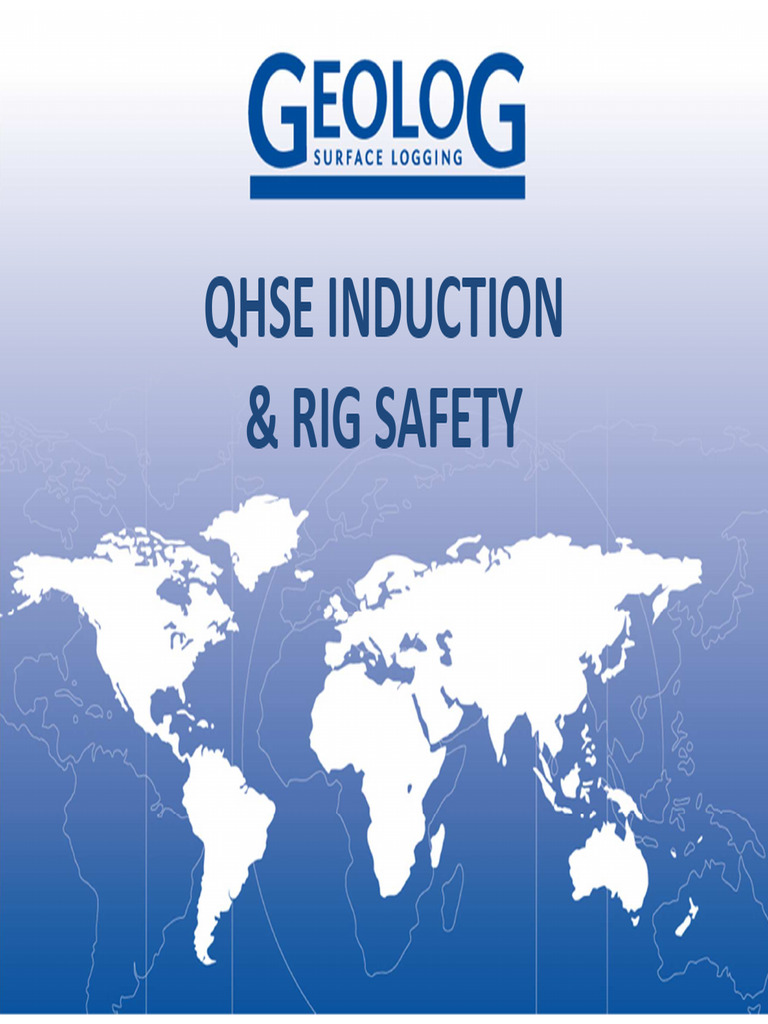 Mod1_QHSE Induction&Rig Safety_2015 | PDF