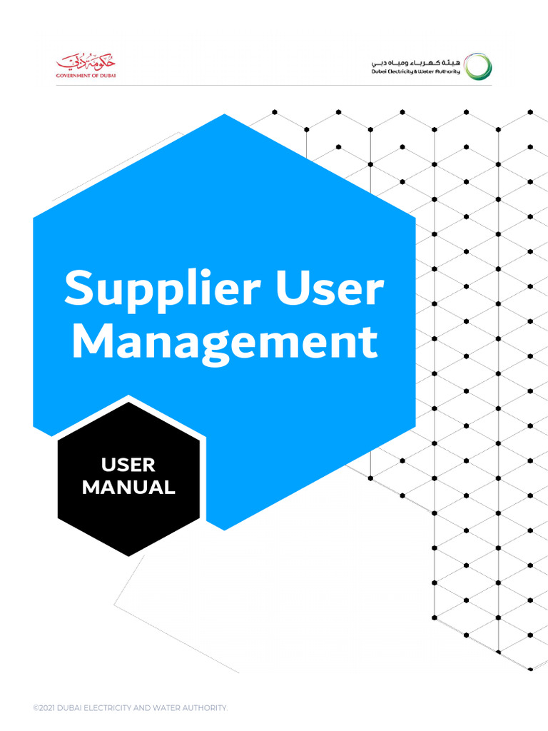 Supplier User Management | PDF | Login | User (Computing)