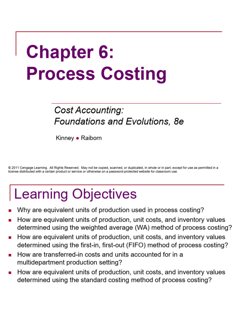 07process-Costing Cost-Accounting Lecture | PDF