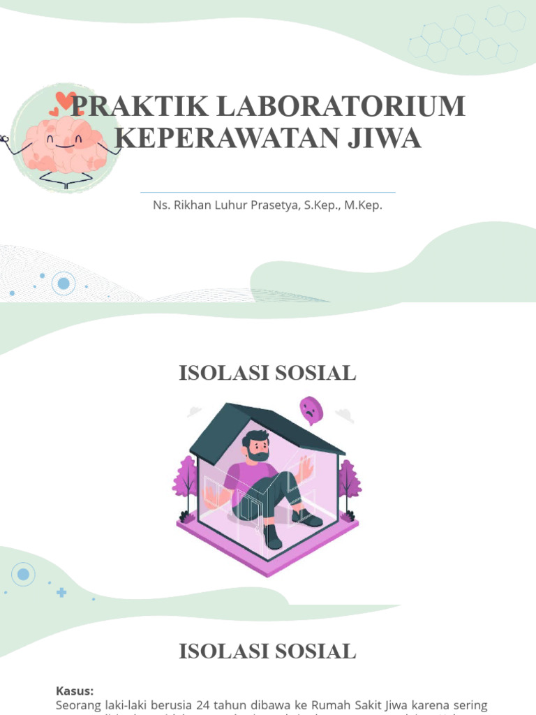 Praktik Lab Kep. Jiwa - Isos & DPD | PDF