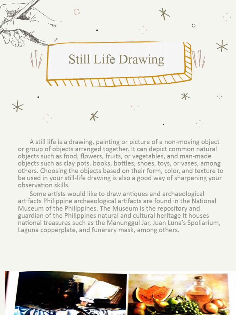 Lesson 3 Still Life Drawing | PDF