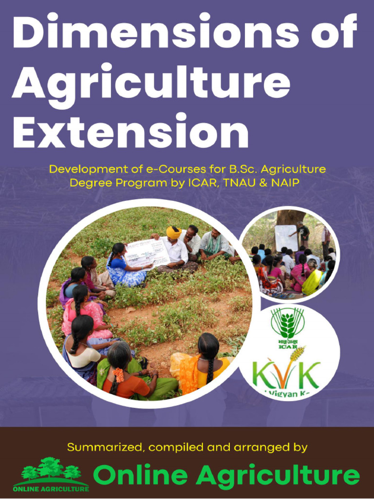 Agri Extention Book - 1 | PDF | Evaluation | Agriculture