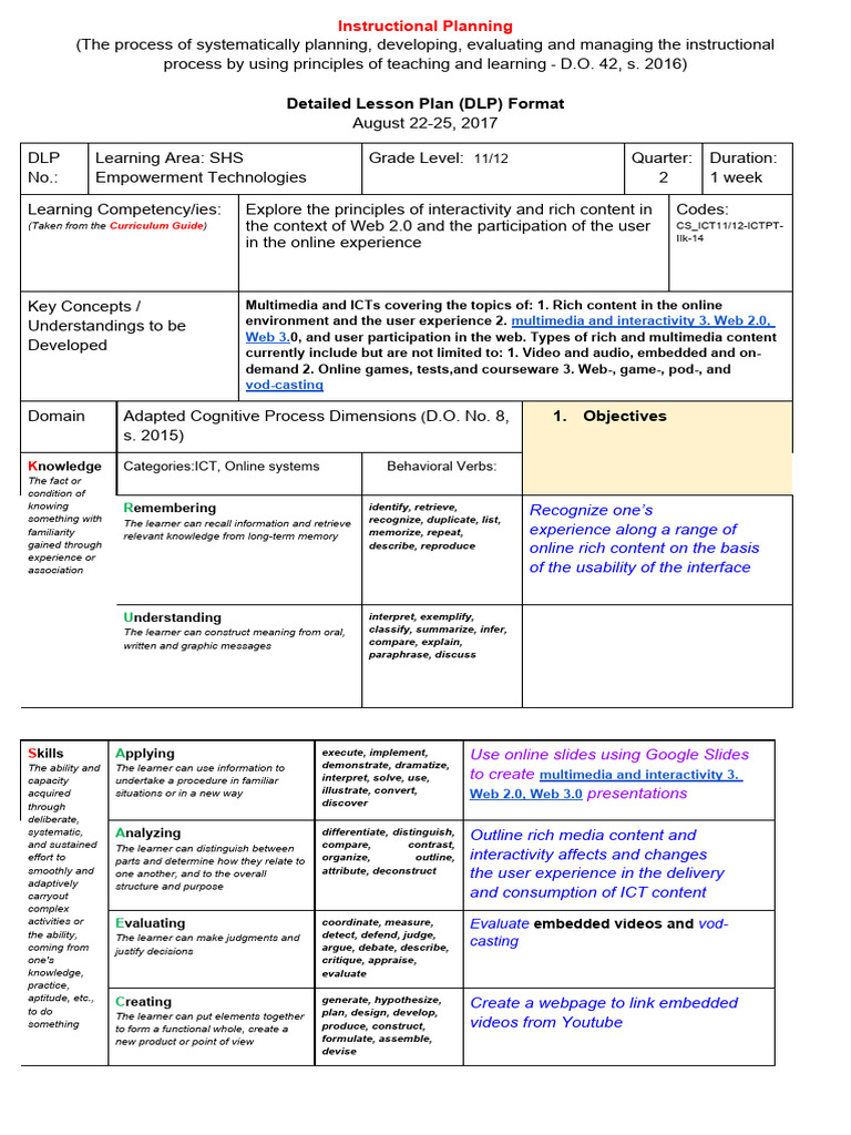 DLP Week 11 | Download Free PDF | Learning | Educational Assessment