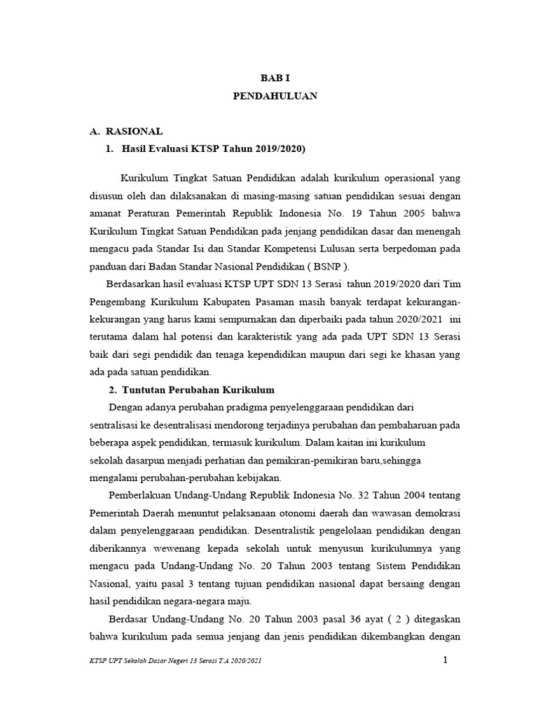 DOKUMEN KTSP 2020 Lengkap OK | PDF