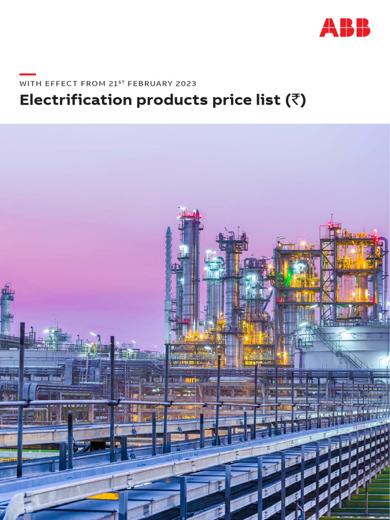 Abb Price List | PDF | Fuse (Electrical) | Relay