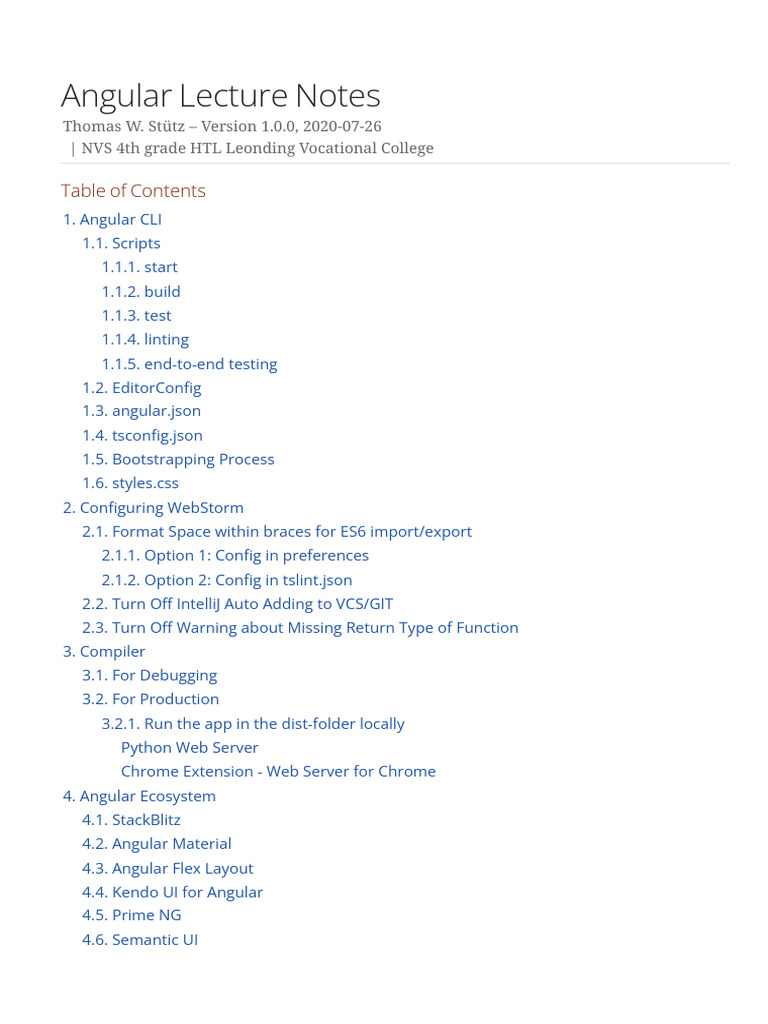 HTL Leonding College Github Io Angular Lecture Notes # Structural ... HTL Leonding College Github Io Angular Lecture Notes # Structural ...