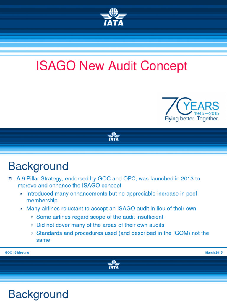 Isago Auditor Symposium All Presentations | PDF
