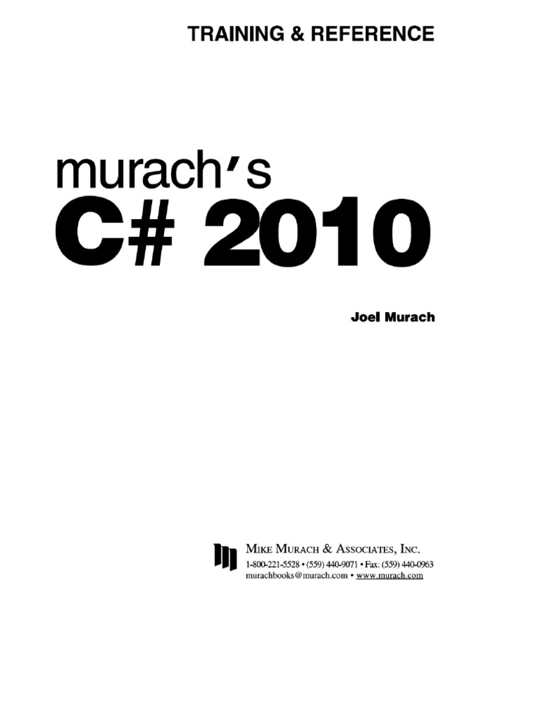 Murach's | PDF