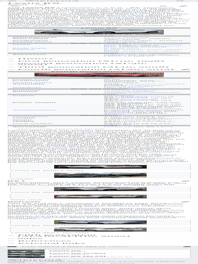 Lexus RX - Wikipedia | PDF