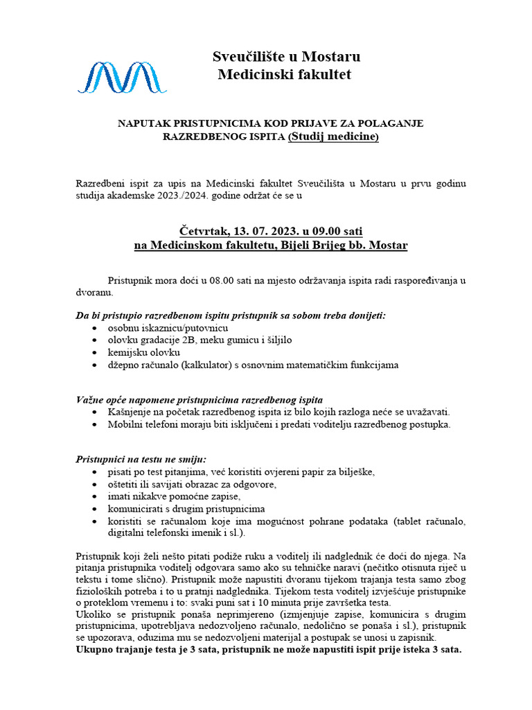 Naputak Medicina | PDF