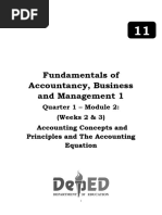 Grade 11 ABM Module 1: Accounting Basics | PDF | Accounting | Bookkeeping