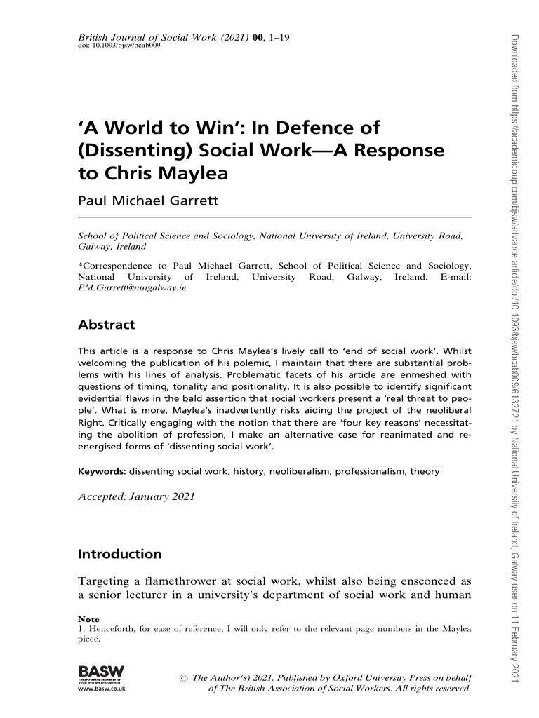 A World To Win | PDF