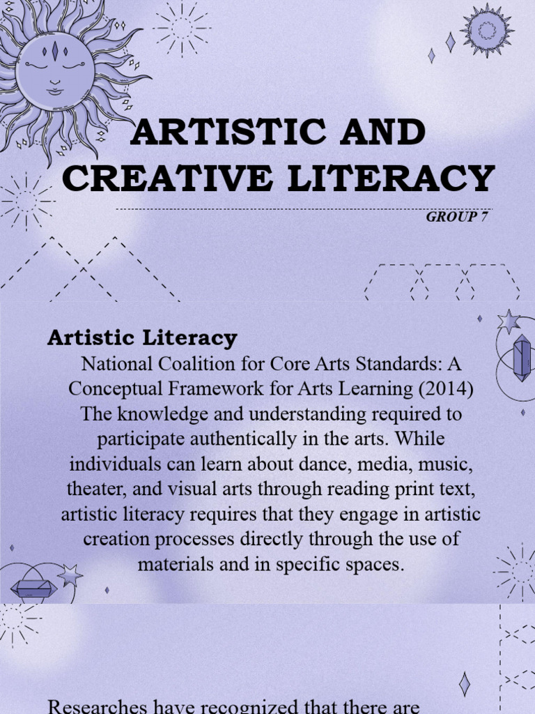 Artistic and Creative Literacy | PDF | Creativity | Learning