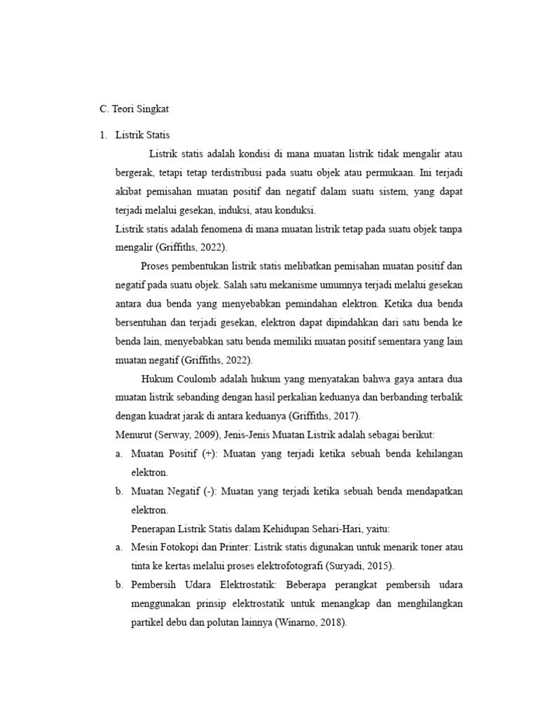 tipus listrik statis | PDF