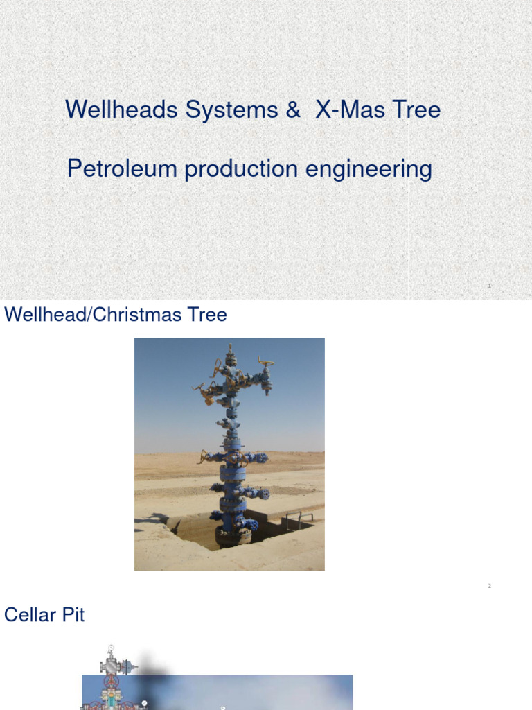 X-Mass Tree & Wellhead Unit 1 Part A | PDF | Casing (Borehole) | Pipe ...