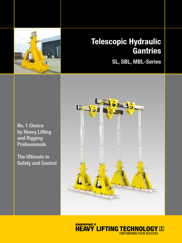 9407 GB Telescopic Gantries | PDF | Crane (Machine) | Elevator