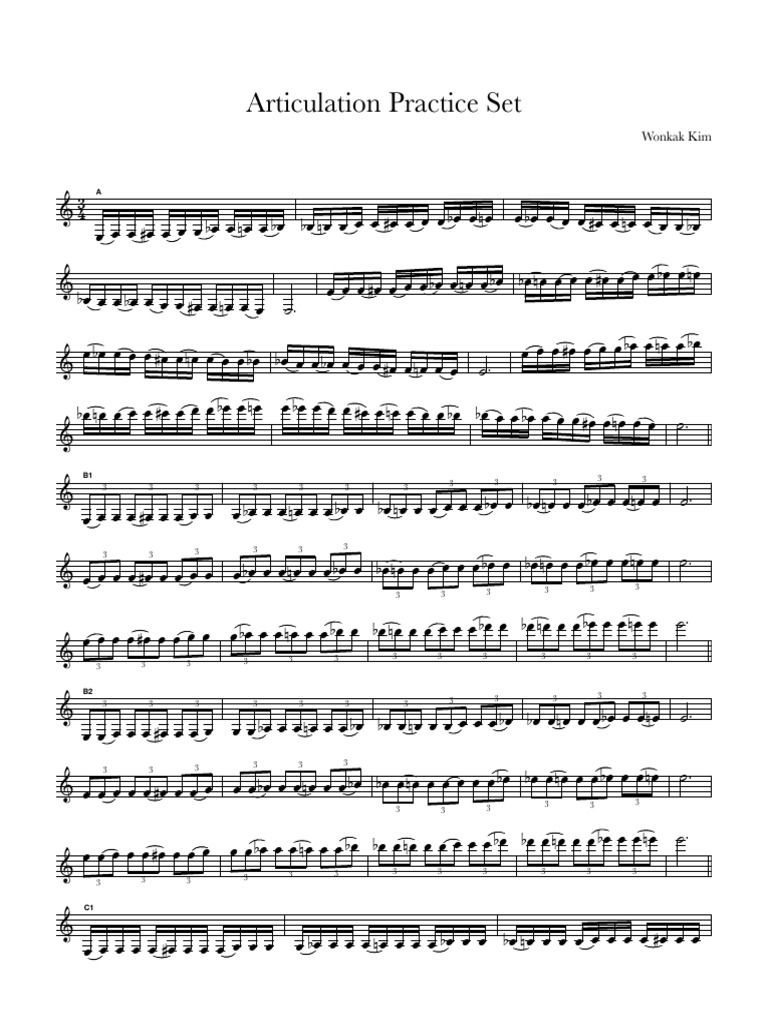 Articulation Set | PDF