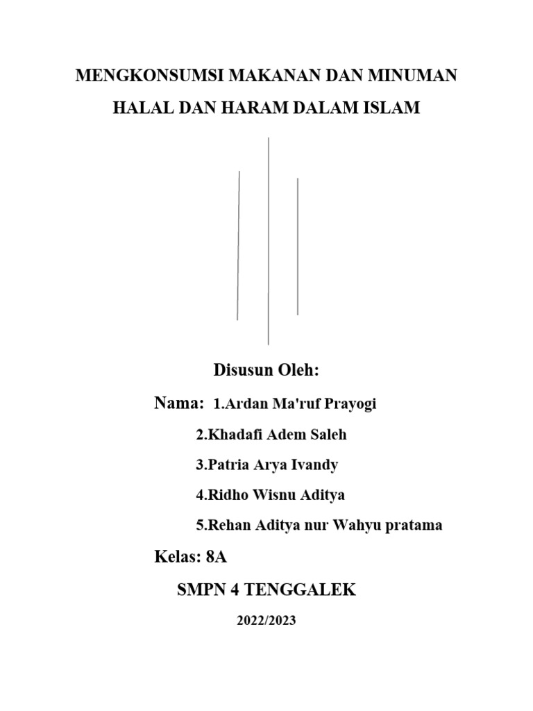 Makalah MAKANAN HARAM DAN HALAL | PDF Makalah MAKANAN HARAM DAN HALAL | PDF