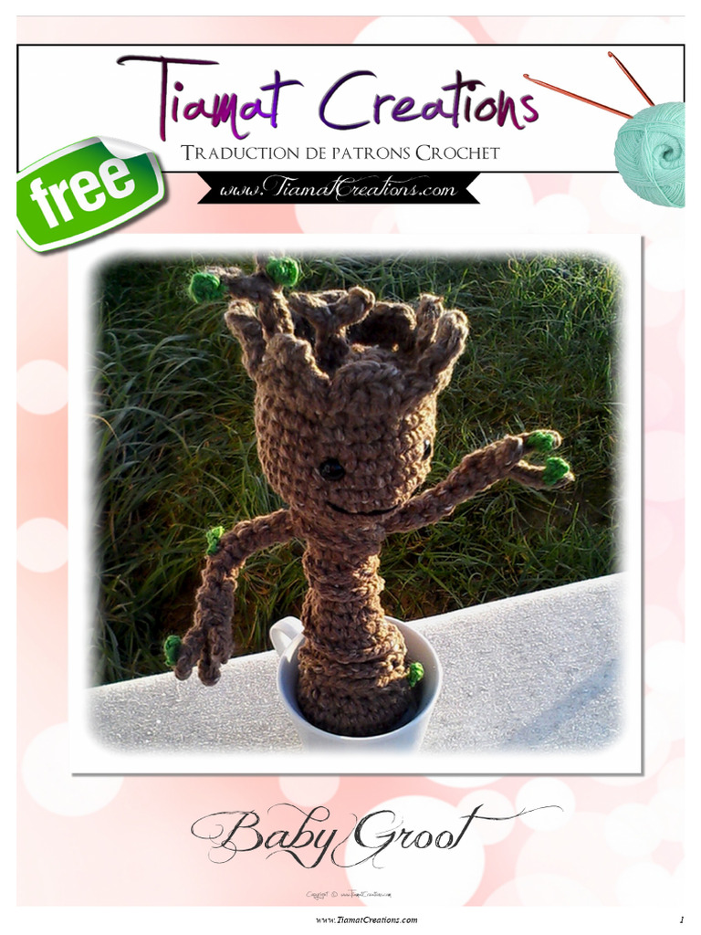Traduction Baby Groot | PDF | Crochet