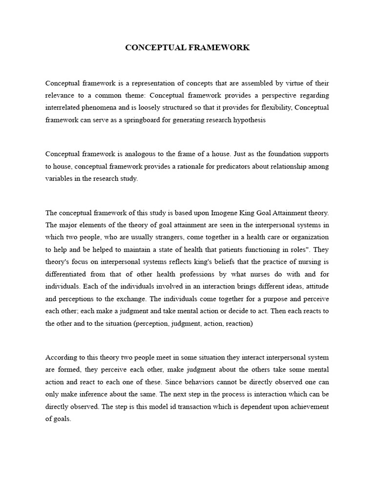 Conceptual Framework | PDF