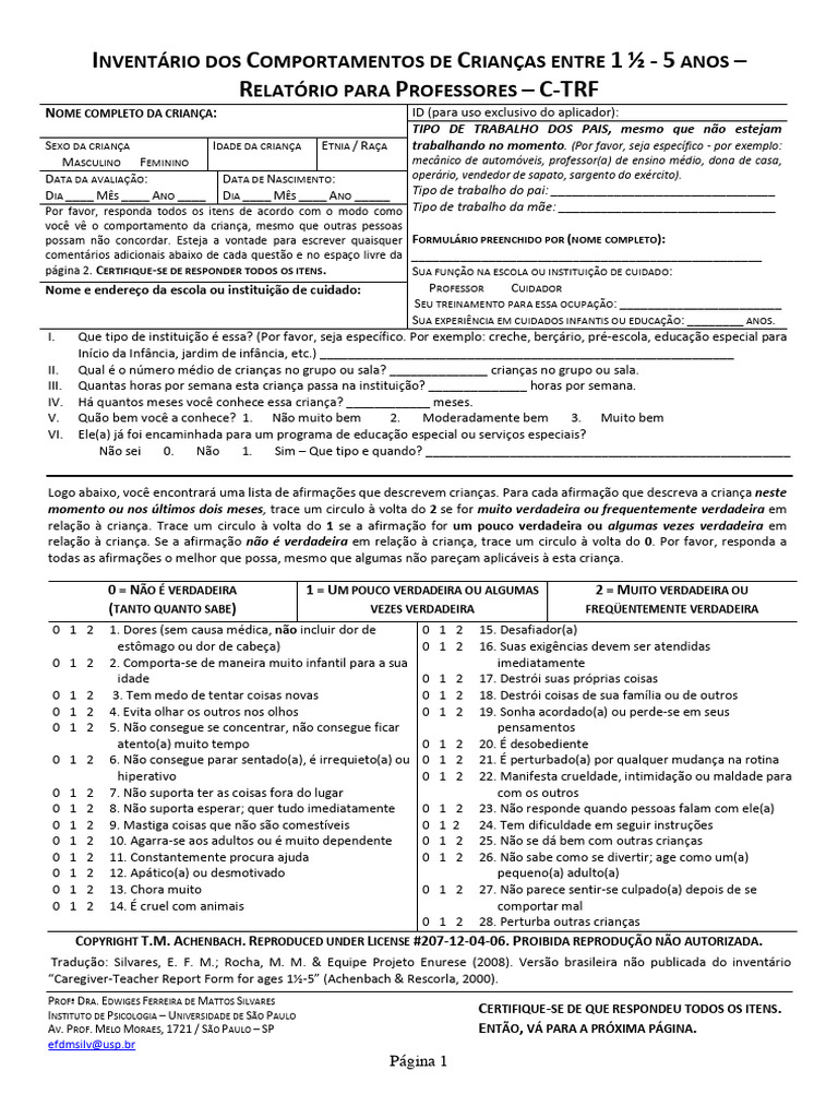 C TRF1,5 5anos | PDF