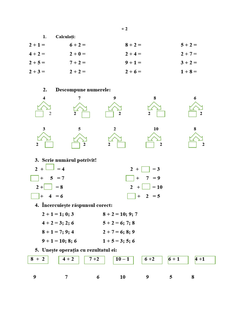 5 Adunarea Cu 2 | PDF