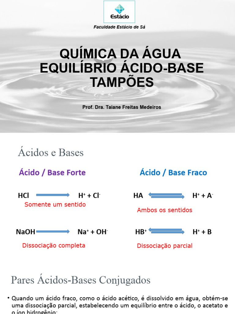 Fundamentos de Bioqu Mica - Aula 2 | PDF