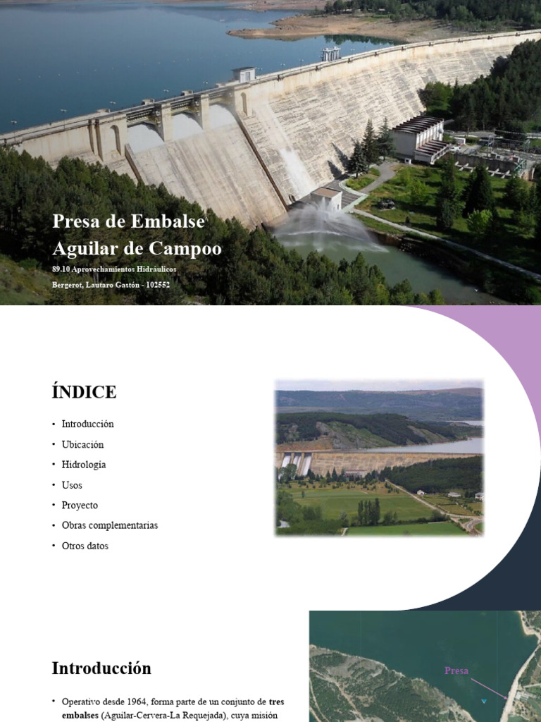 Presa de Embalse Aguilar de Campoo | PDF