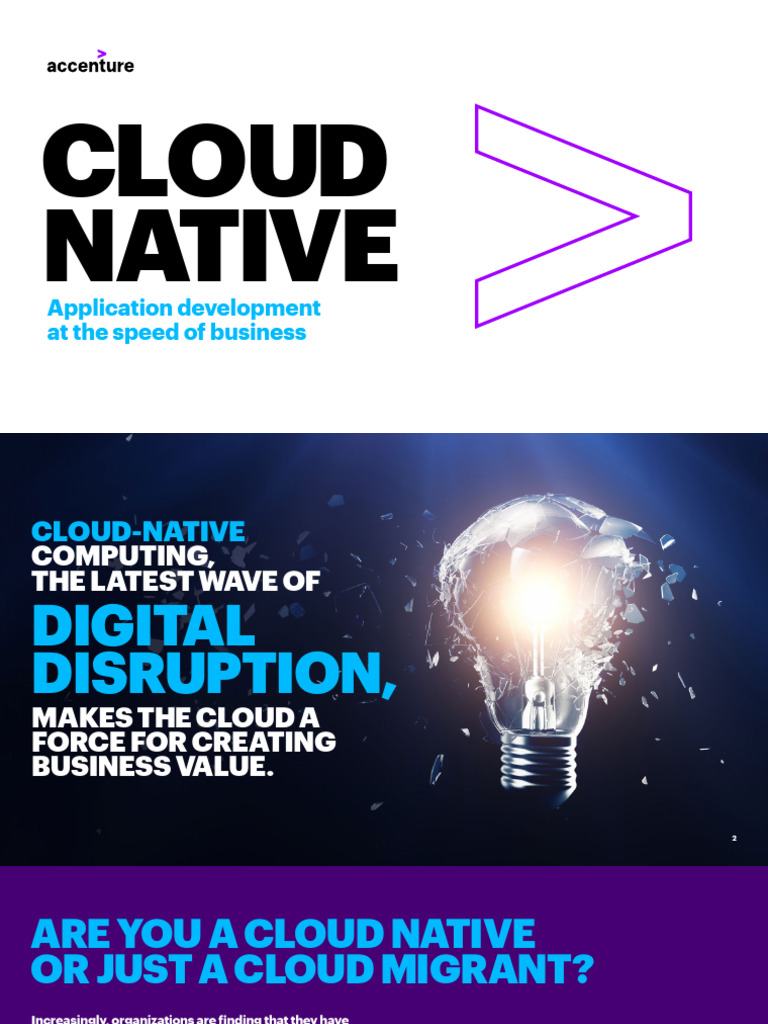 Accenture Cloud Native POV Final | PDF