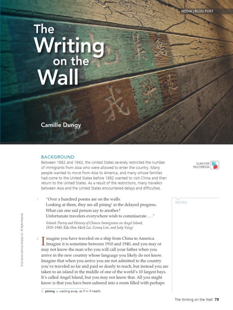The Writing On The Wall | PDF