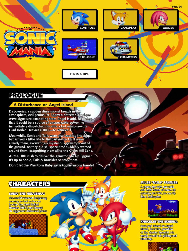 Sonic Mania Tutorial | PDF