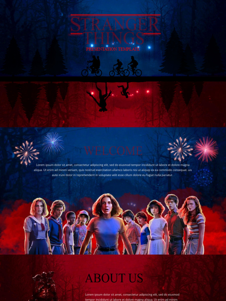 Stranger Things Template | PDF