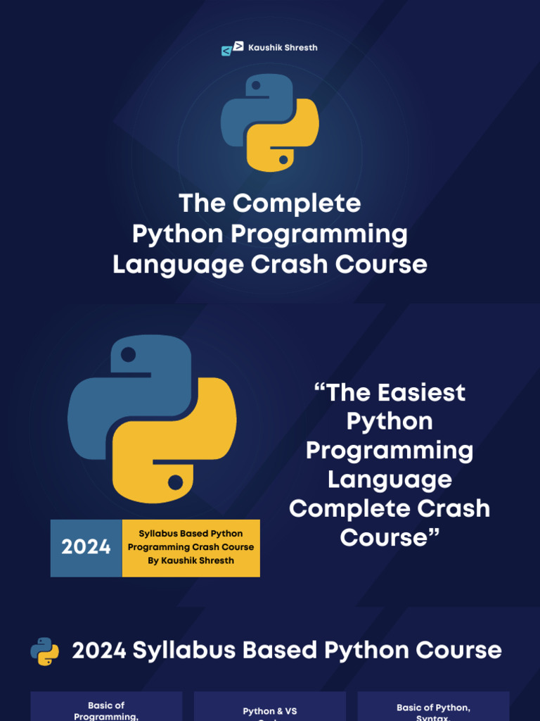 Python Notes Pdf Control Flow Method Computer Programming