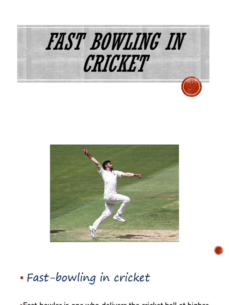 Fast-Bowling in Cricket (Physics) | PDF | Bowling (Cricket) | Momentum