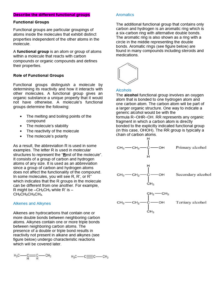 Gen Chem Handout | PDF