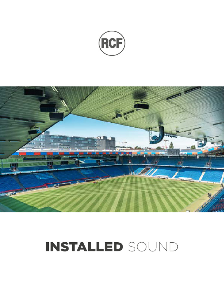 Installed Sound catalogue RCF - ENG | PDF