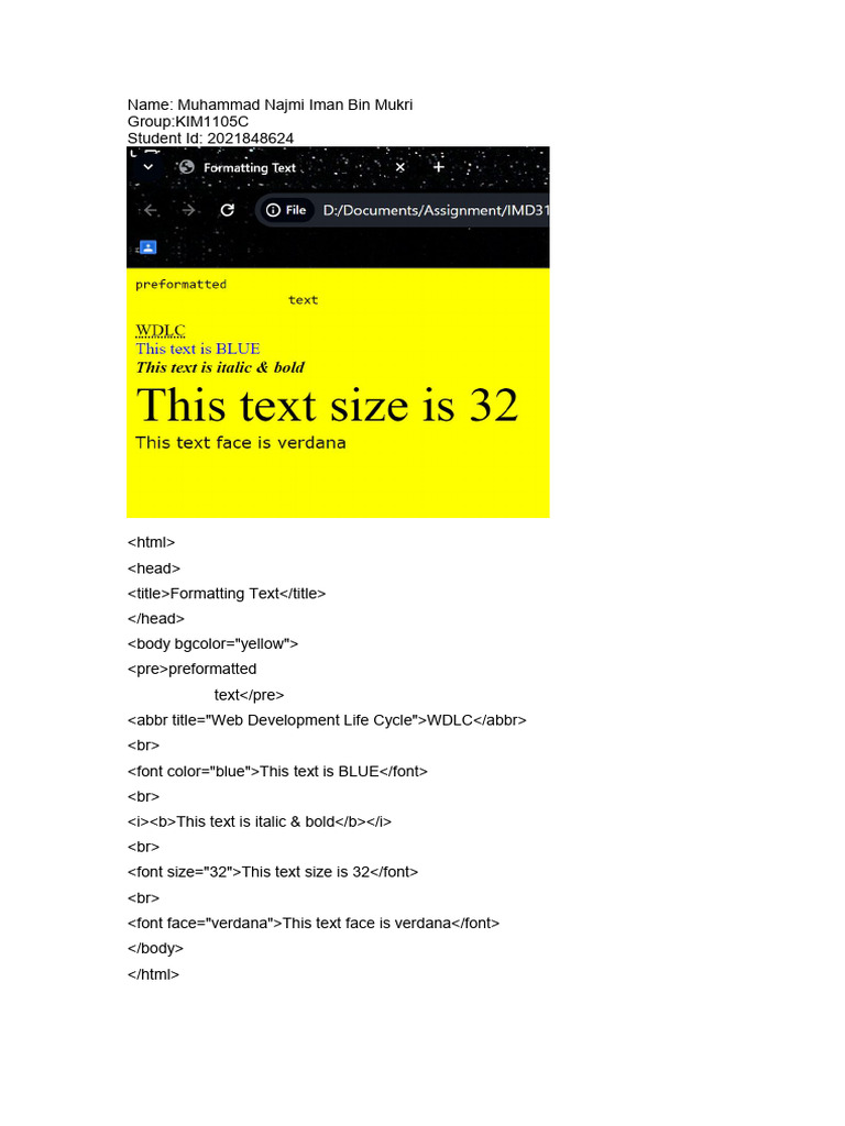 IMD311 Tutorial Week 3 | PDF IMD311 Tutorial Week 3 | PDF