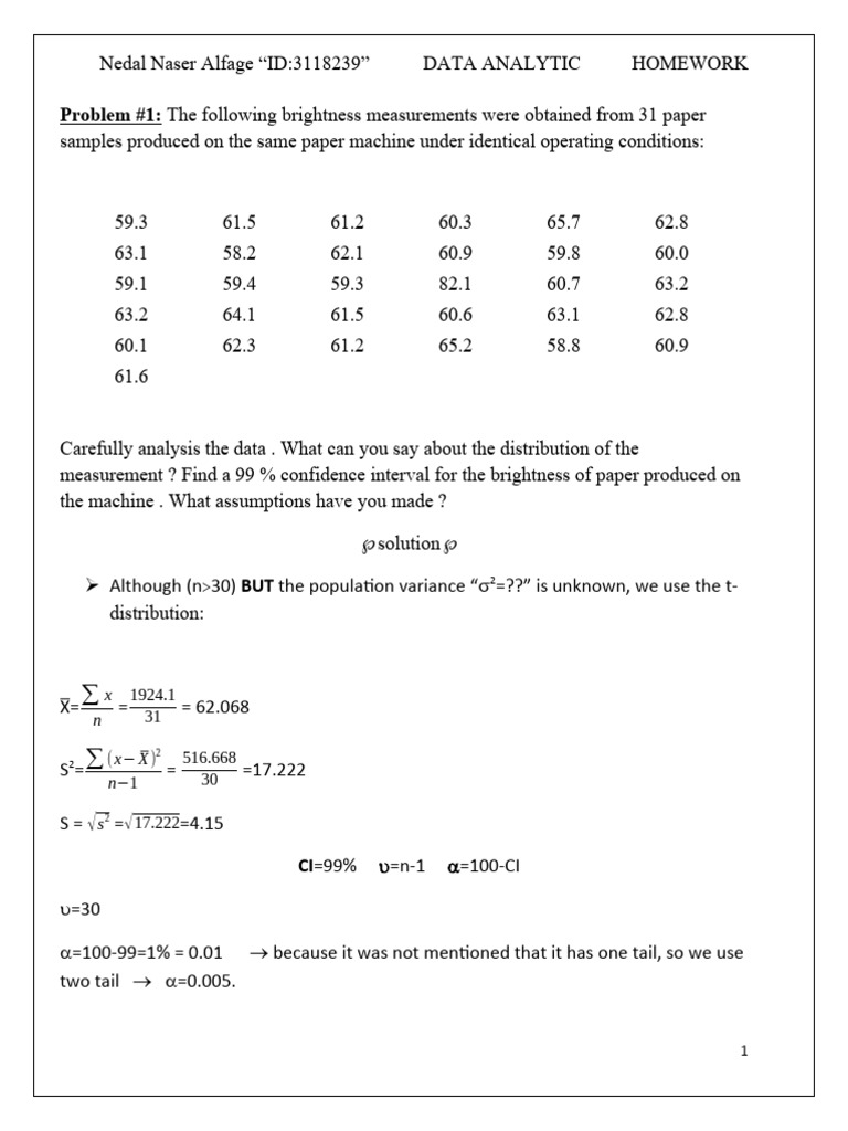 DATTA | PDF | Estimator | Normal Distribution